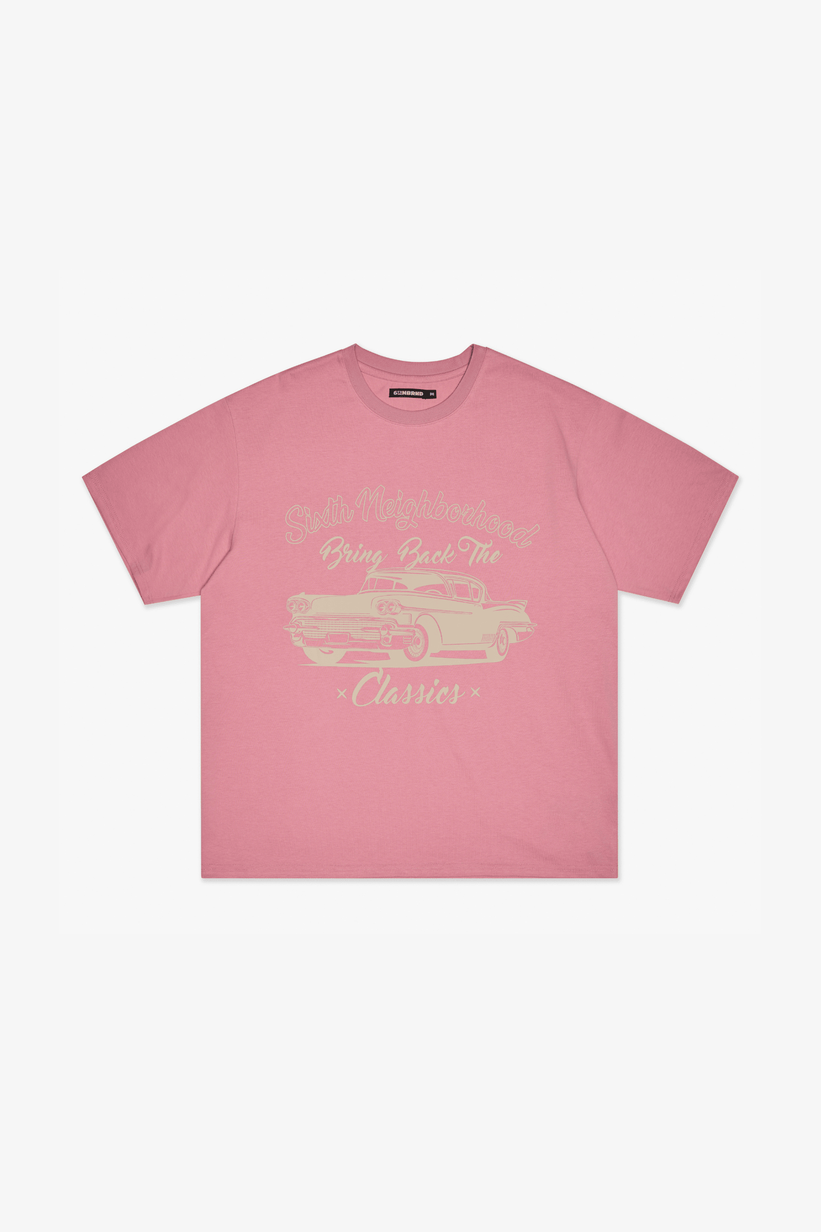 "Classic Is Back" Boxy Tee Pink